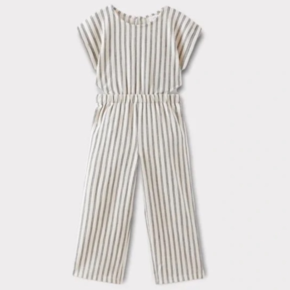 Zara | Bottoms | Nwt Zara Girls Striped Cut Out Jumpsuit New With Tags ...